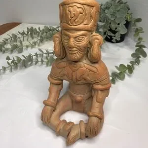 mazaltan | Art | Vintage Mazatlan Mexico Clay Mayan Tribal Folk Art ...